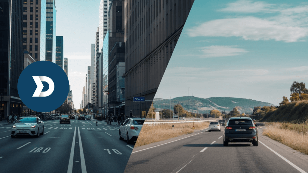 Navigating Urban Driving vs. Rural Driving